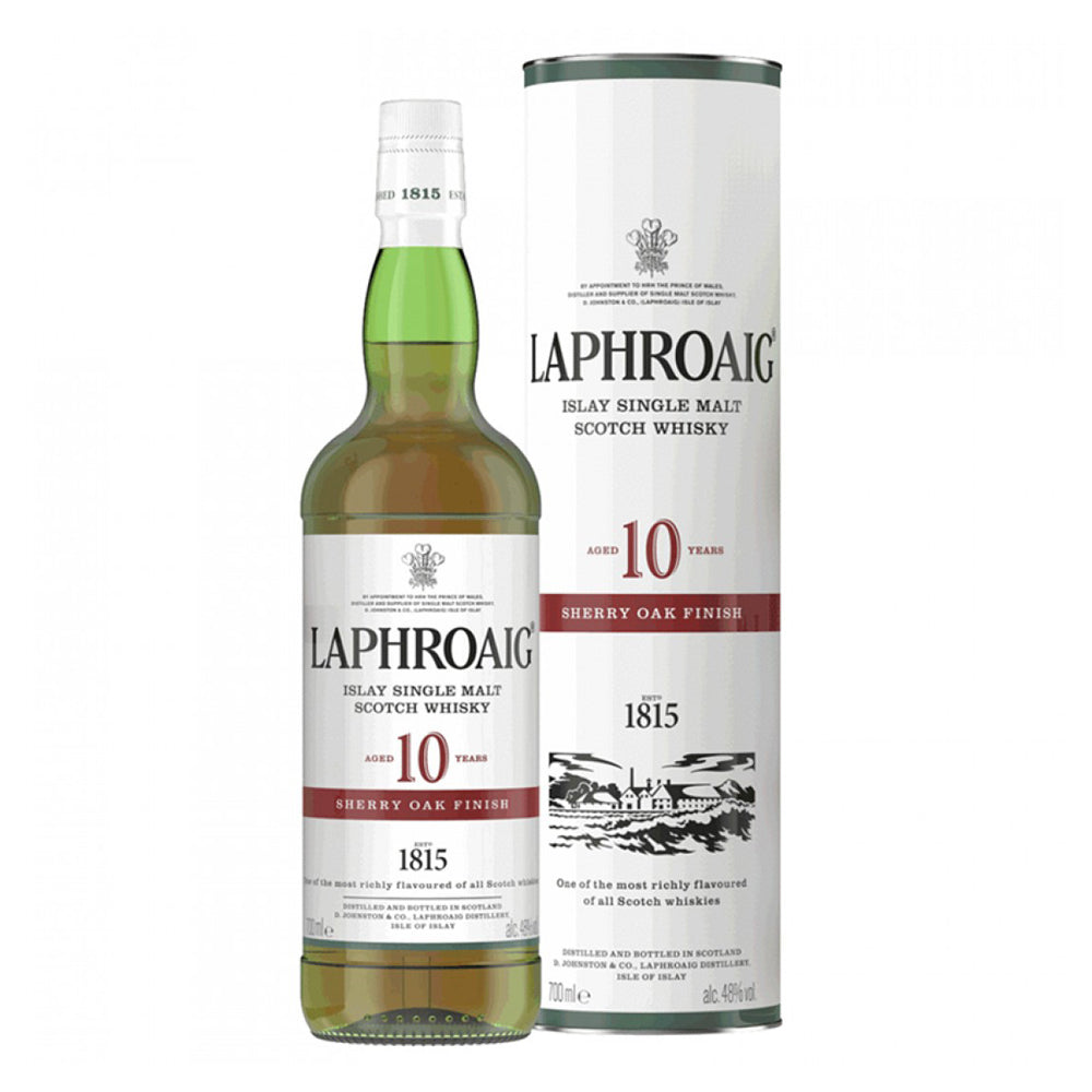 Laphroaig 10yo Sherry Oak Single Malt Whisky 700ml 48% – GOODWOOD CELLARS